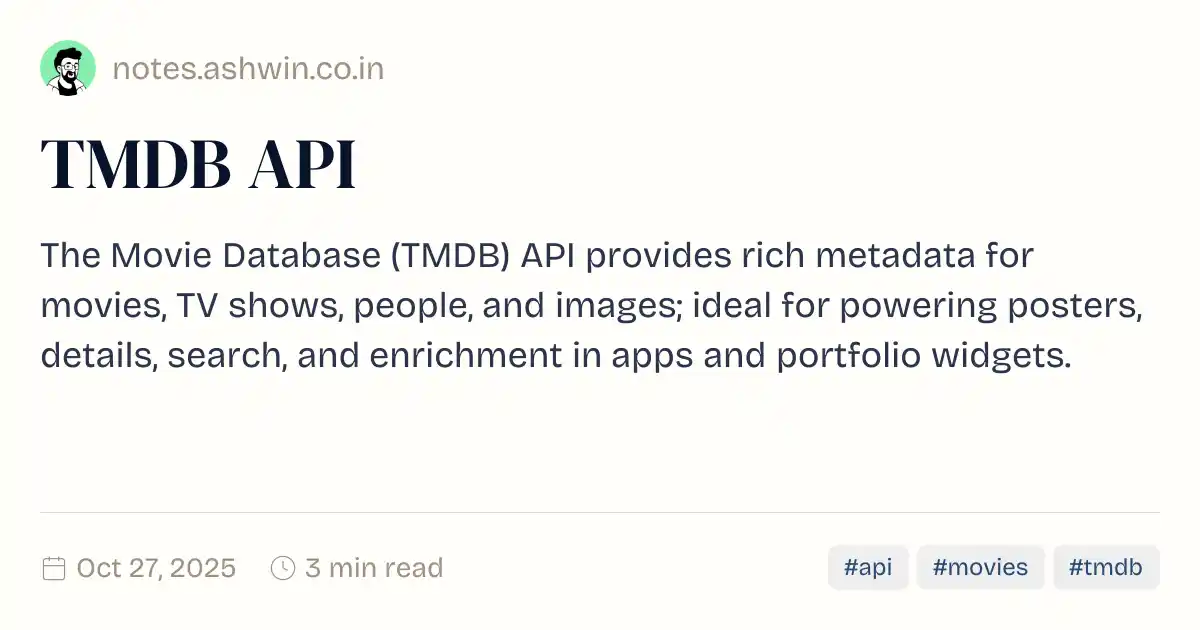 TMDB API